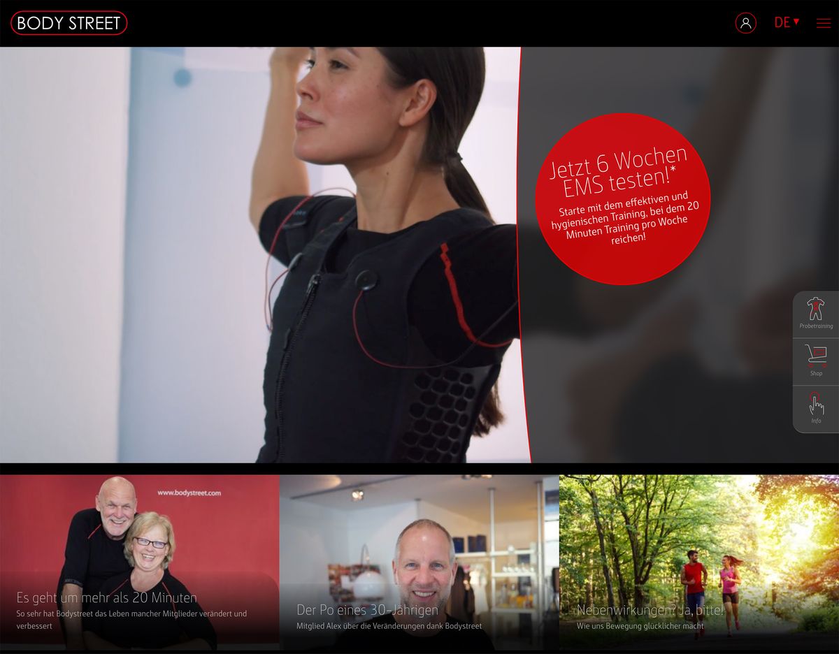 Bodystreet Website 2021